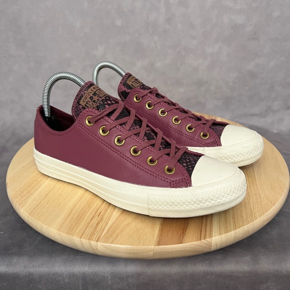 Converse | Shoes | Converse Chuck Taylor All Star Ox Wine Red 567c ...